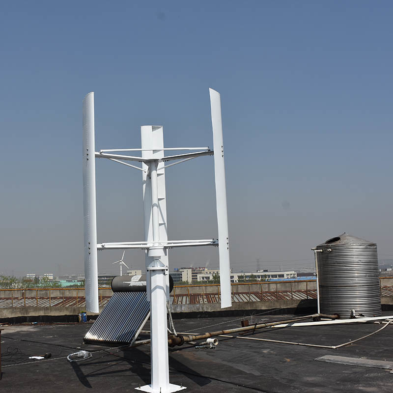 IP54 Low Noise Vertical Axis Generator 2kw 3kw Vertical Axis Wind ...