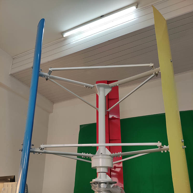 5KW Small H Vertical Wind Turbine Aluminum Alloy Blade VAWT Design For ...