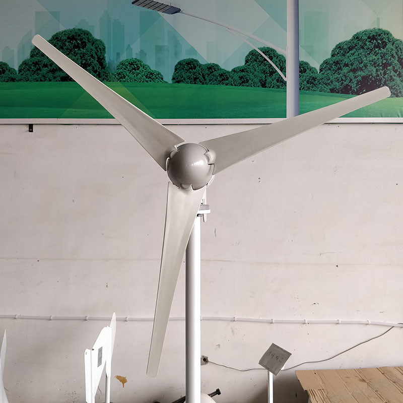 IP65 Small Horizontal Wind Turbine 24V 48V 600W 800W Horizontal Axis ...