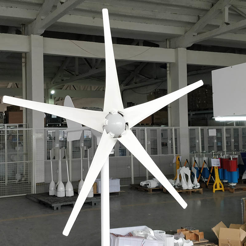 3m/s Horizontal Rotor Wind Turbine Horizontal Wind Machine Nylon Blade