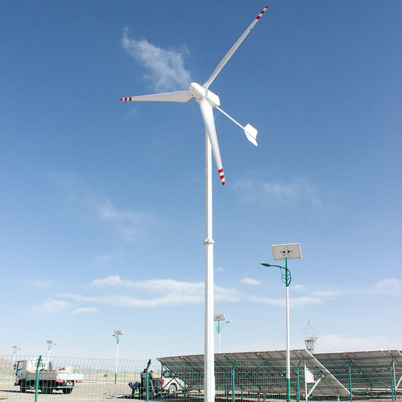 3Ph Horizontal Wind Turbine 10KW 20KW 220V 380V Horizontal Wind Power Plant