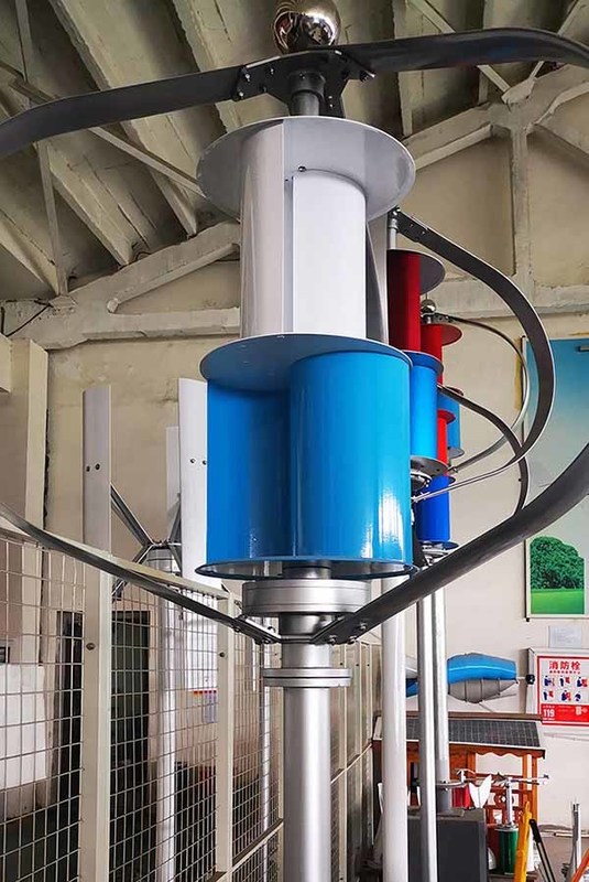 3 Blade Small Permanent Magnet Generator 120V 3KW Low Speed Aluminum ...