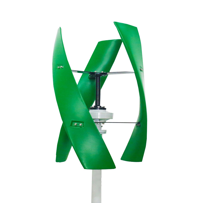 Spiral 3KW 5000W Vertical Axis Wind Turbine Power Output 48V 96V 220V