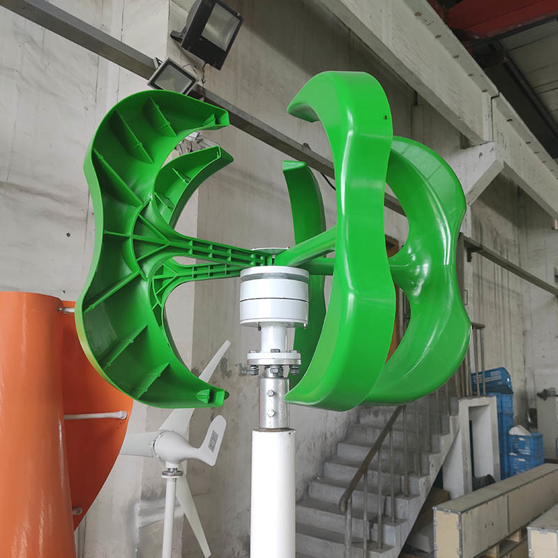 50W 100W G Type VAWT Wind Turbine 200W 400W 12V 24V Vertical Axis Wind ...