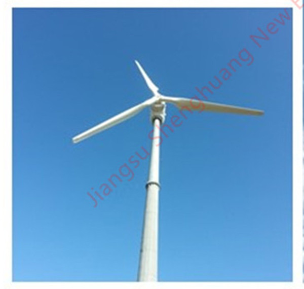 380V 100KW Wind Turbine Generator System Flange Connection Wind Power ...