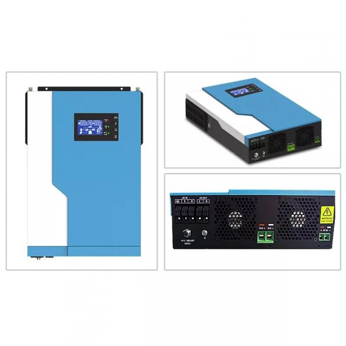 3.5KW 24V 48 Volt Hybrid Solar Inverter MPPT Remote Monitoring With Off ...
